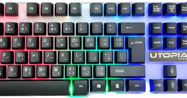 Keyboard Wired UTOPIA Gaming Blue Switch BA-505